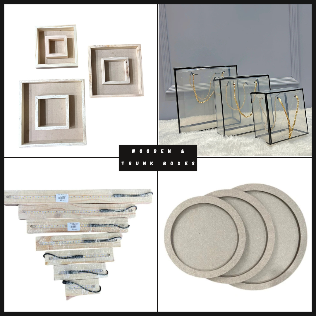 Wooden & Trunk Boxes – The Krafty Kart Wholesale