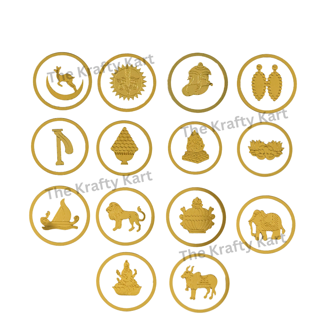 14 Swapna (Carving)(Acrylic Border) | The Krafty Kart Wholesale Resin Store