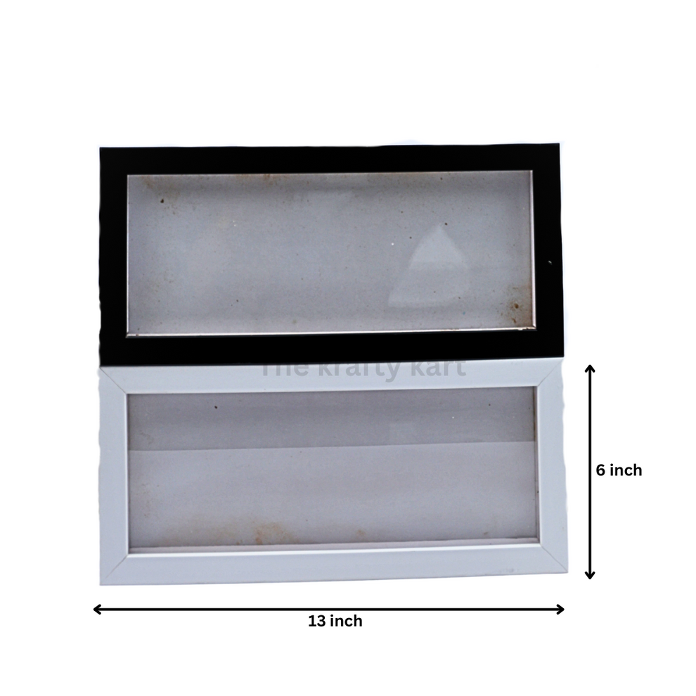 Standing Rectangle Box Frame | The Krafty Kart Wholesale Resin Store