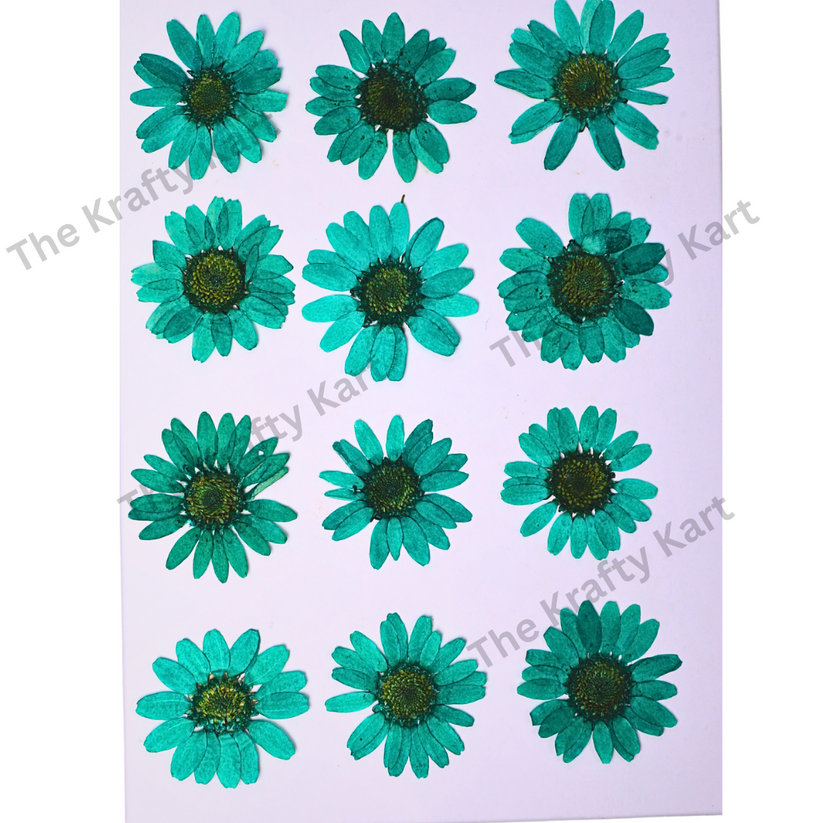 Daisy Flower - Emerald Green | The Krafty Kart Wholesale Resin Store