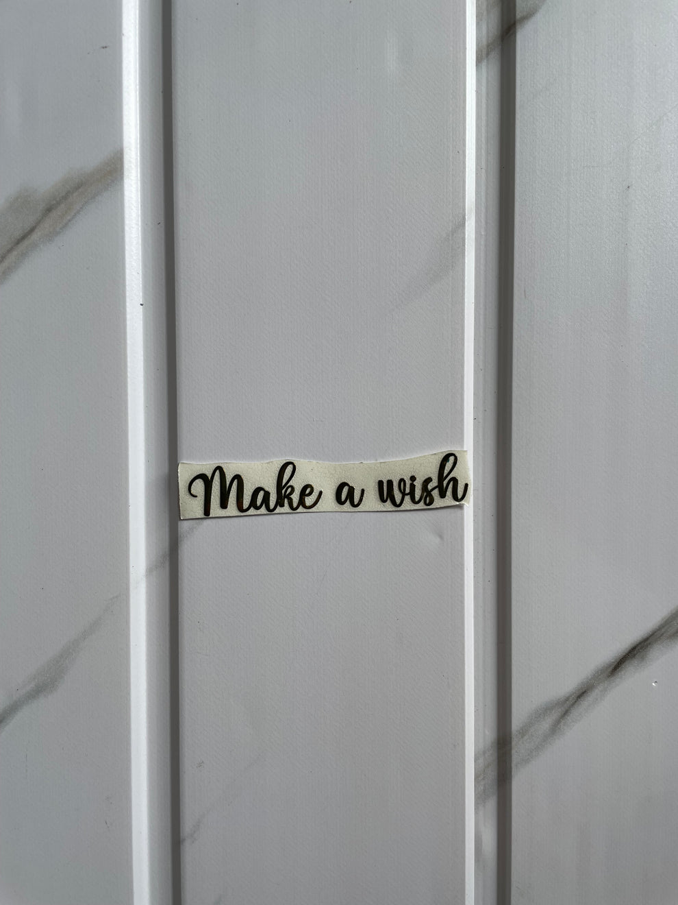 Metal Sticker - Make a wish | The Krafty Kart Wholesale Resin Store